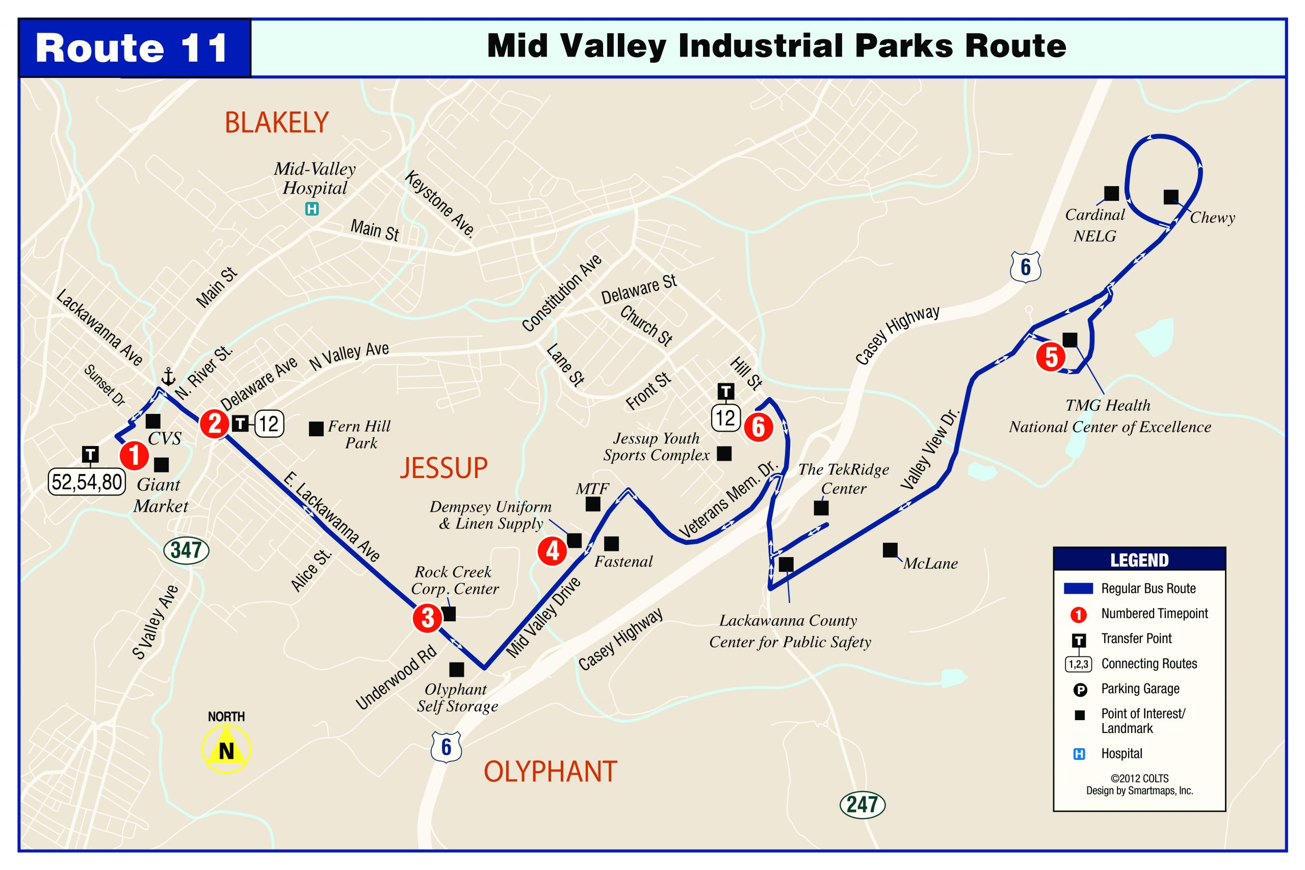 11 Mid Valley Industrial Parks Monday-Saturday | COLTS